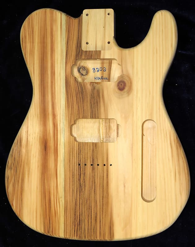 Aged Pine Telecaster Tele Body HH 4lbs5oz #3202 | Reverb
