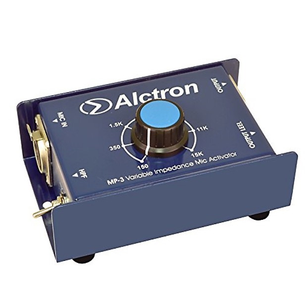 Alctron MP-3 Variable Impedance Microphone Signal Booster | Reverb