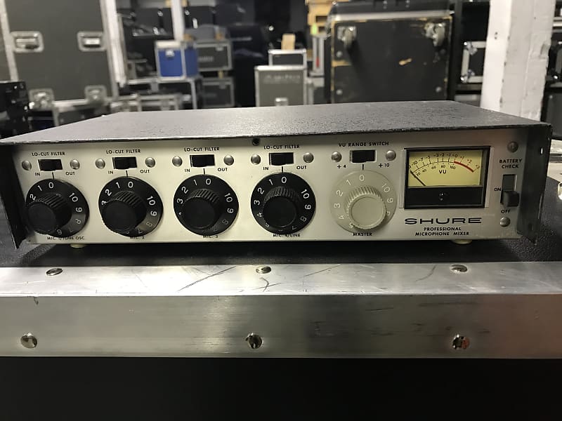 Shure M67 Professional Microphone Mixer VINTAGE 1960's | Reverb