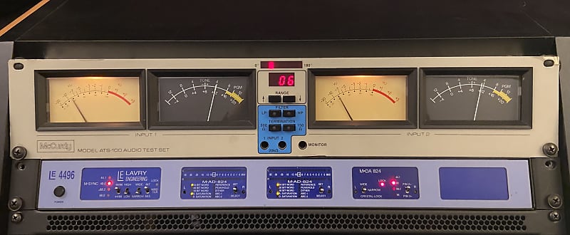 McCurdy ATS-100 Audio Test Set Extended Range Dual Channel VU | Reverb