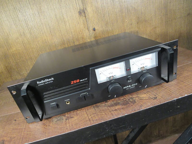 Radio Shack MPA-250 Stereo Power Amp 125Watts Per Channel @ 8 | Reverb
