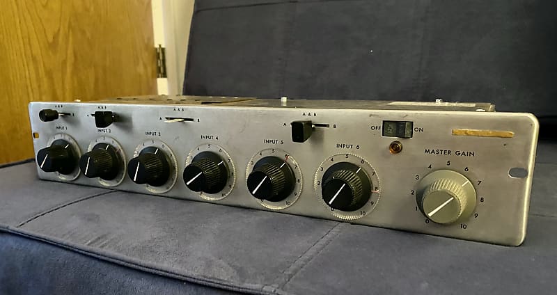 Vintage 1967 Ampex AM10 mike / microphone preamp / mixer | Reverb