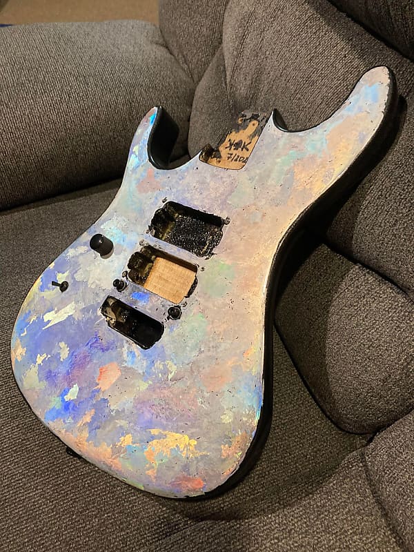 Left Handed Kramer Nightswan Holoflash Body | Reverb