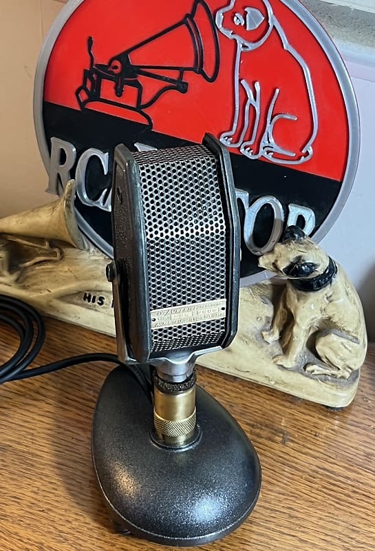 Vintage 1940's AMPERITE Model RBS RIBBON MICROPHONE - 100% | Reverb