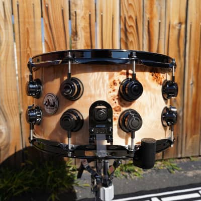 DW USA Collectors Exotic Series - Exotic Mapa Burl - 7 x 14" | Reverb