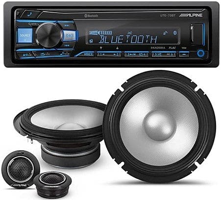 Alpine UTE-73BT In-Dash Digital Media Receiver Bluetooth & | Reverb