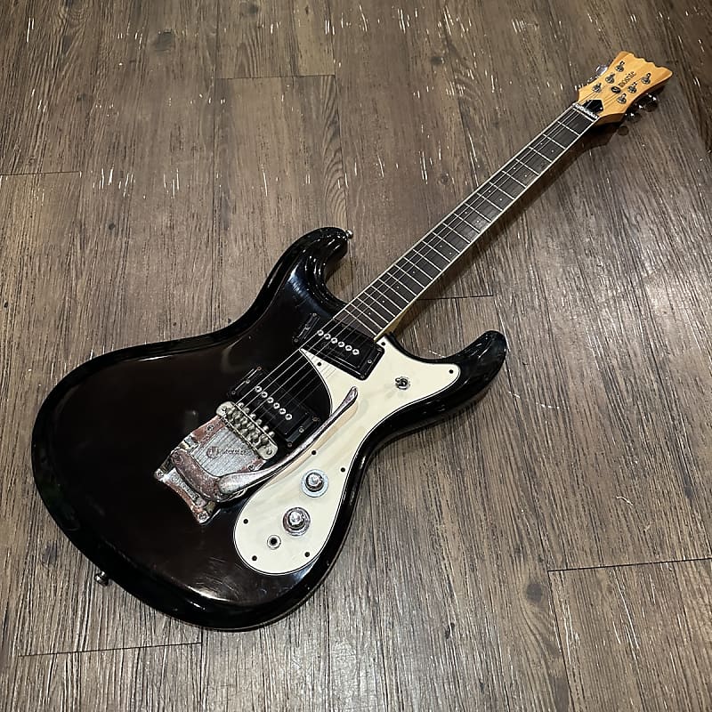Mosrite Avenger Japan MIJ 1960s - 1970s Black | Reverb Australia