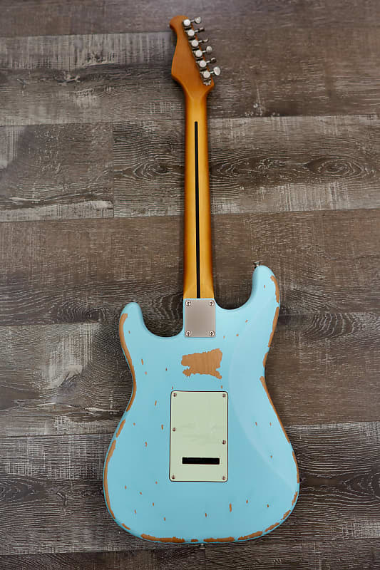 AIO S3 Electric Guitar - Relic Sonic Blue (Maple Fingerboard) | Reverb