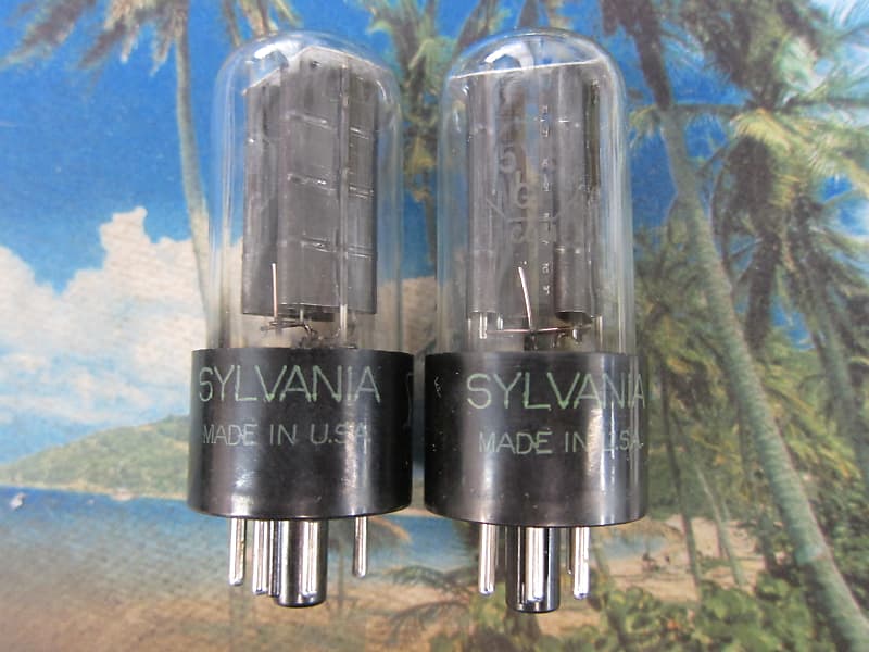 Pair Sylvania 5Y3GT Rectifiers Vintage Tubes, 1960s, USA, | Reverb