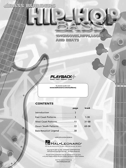 Hip Hop Bass 101 Grooves Riffs Loops And Beats | Reverb