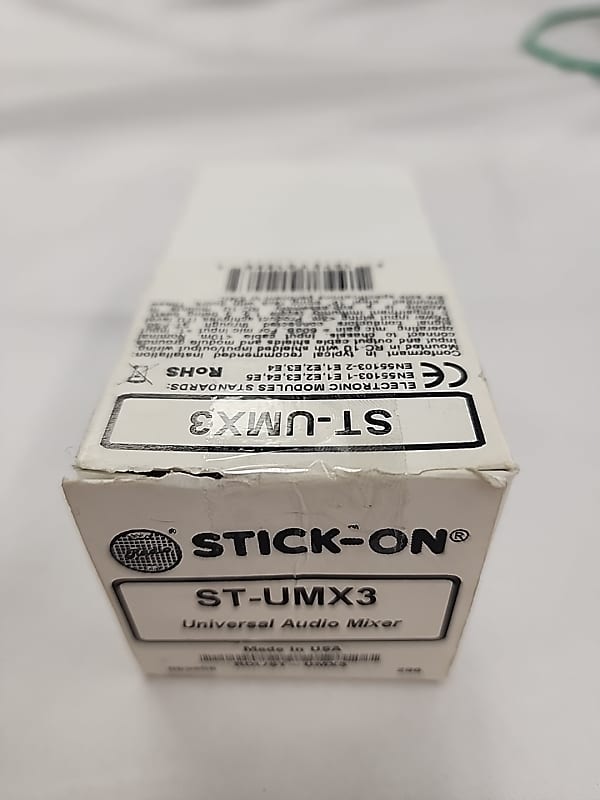 RDL ST-UMX3, 3x1 Universal Audio Mixer 3 mic or line inputs x | Reverb