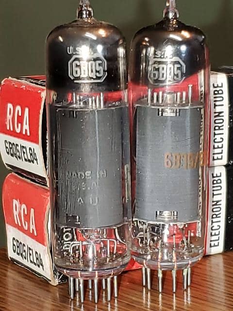 6BQ5/EL84 RCA NOS/NIB MaxiMatcher2/TV-7 matched pair (2) tube | Reverb