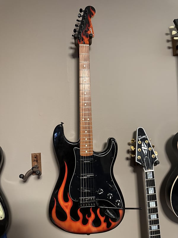 Fender Stratocaster Standard FSR 2002 Hot Rod Flame - W/ HSC | Reverb