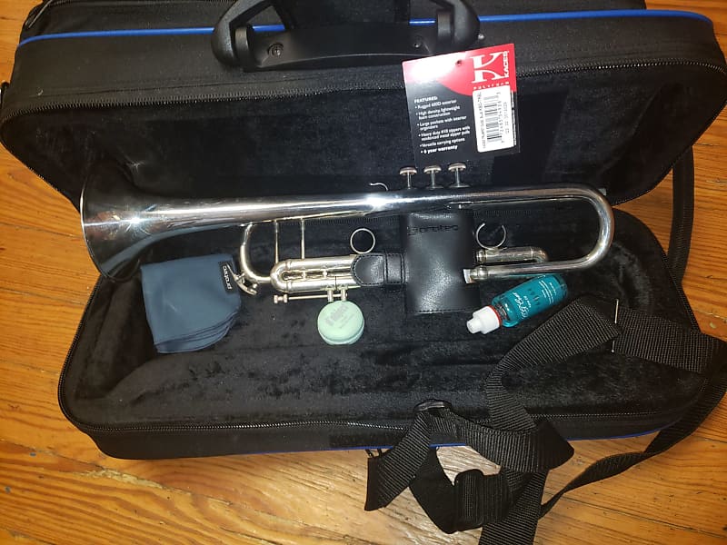 Bach Stradivarius Artisan AB190S Silver Trumpet! Chem Cleaned | Reverb