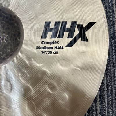Sabian 14" HHX Complex Medium Hi-Hat Cymbals (Pair) | Reverb