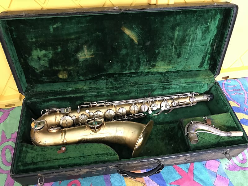 Conn Chu Berry Tenor Saxophone 1927 208xxx - Silver/Gold - | Reverb