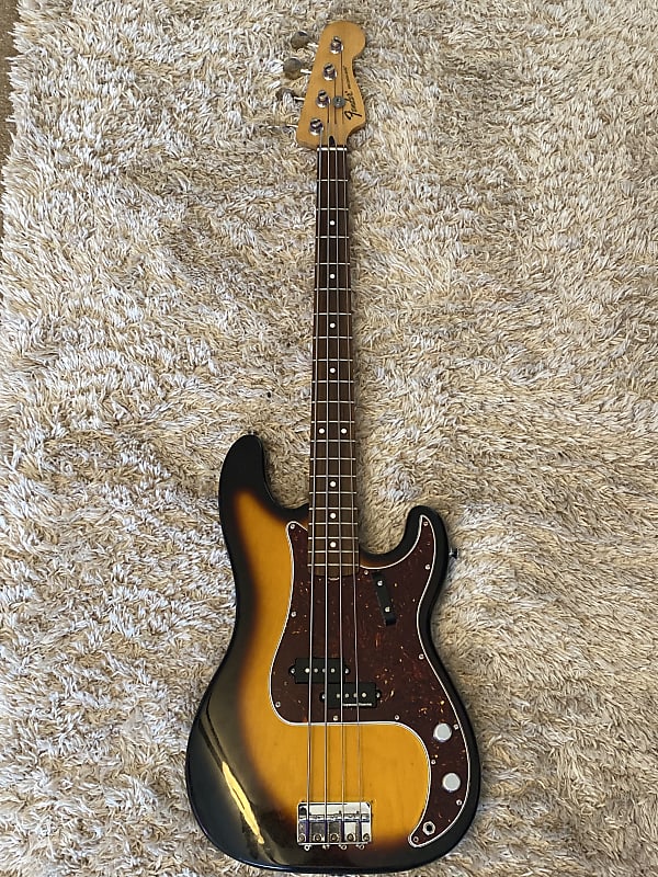Partscaster P Bass Sunburst | Reverb