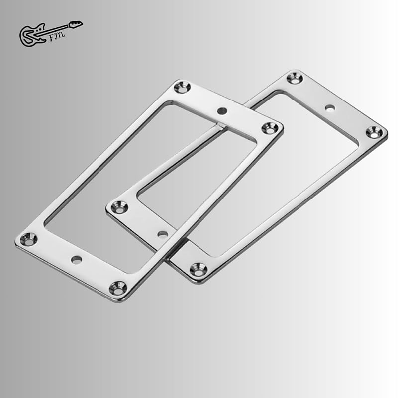 Chrome Humbucker Guitar Rings (2x)-Chrome | Reverb