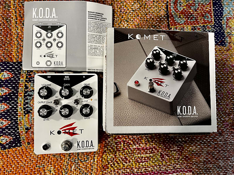 Komet KODA 2019 White - overdrive amplifier - like new! | Reverb