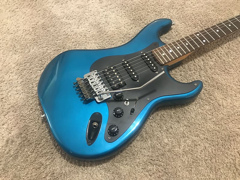 1987 Kramer Focus 3000 Blue | Reverb