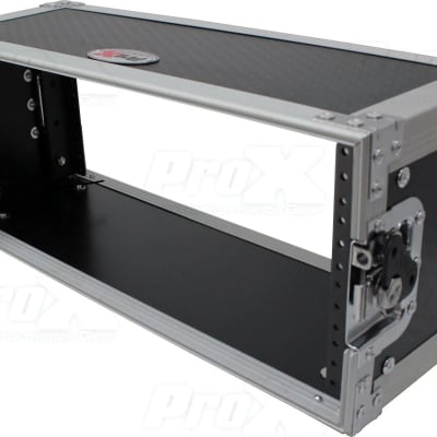 4U Deluxe Effects Rack 7" Deep Rail to Rail W/Handle | Reverb