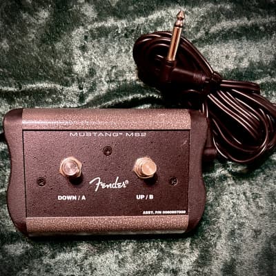 Fender Single Button Equalizer Latching Footswitch w/ Cable! | Reverb