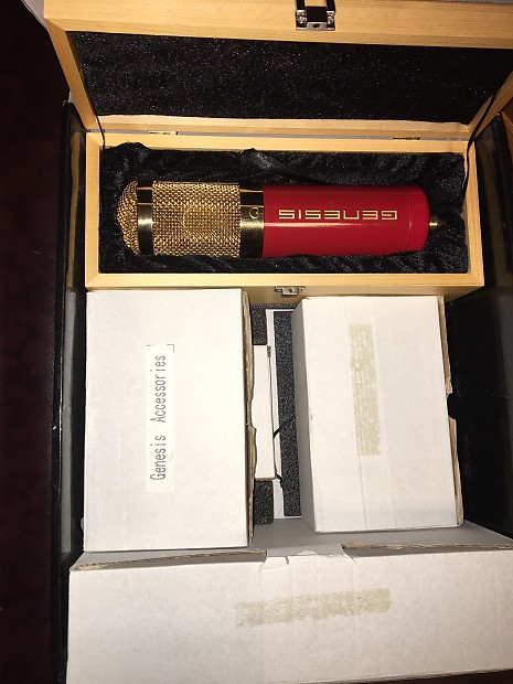 MXL Genesis Red And Gold Vacuum Tube Microphone | Reverb