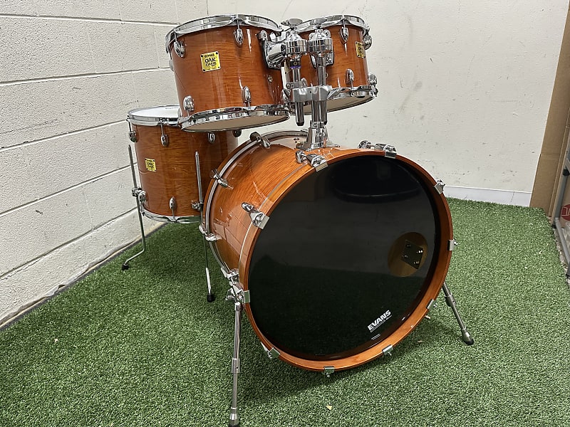 Yamaha Oak Custom Drumset 10”-12”-15”-22k” - York Honey Amber | Reverb