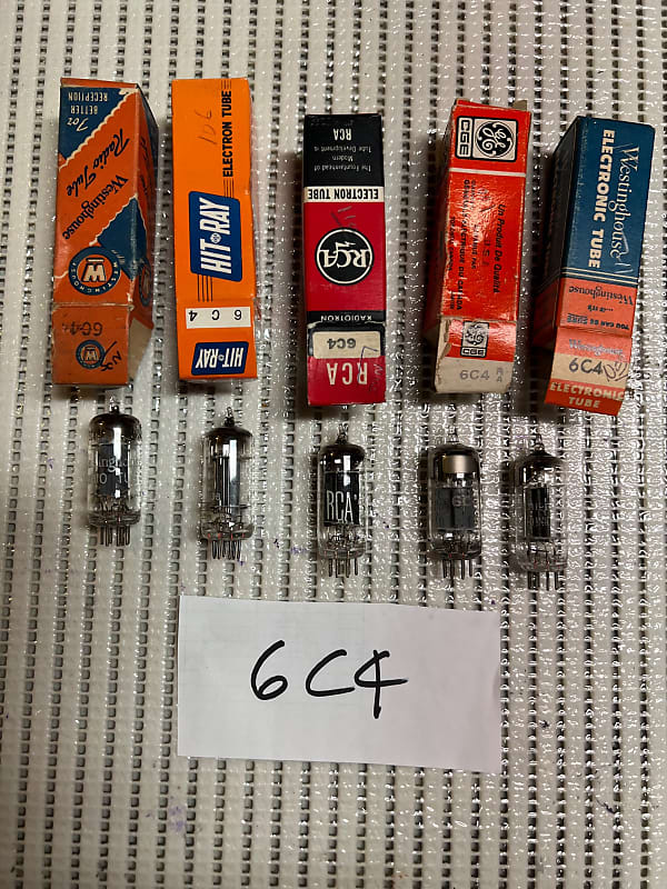 6C4 /EC90 Lot of 5 tubes | Reverb