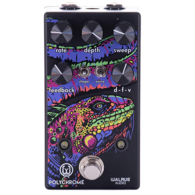 Walrus Audio Polychrome Flanger Pedal Bundle with Pedaltrain | Reverb