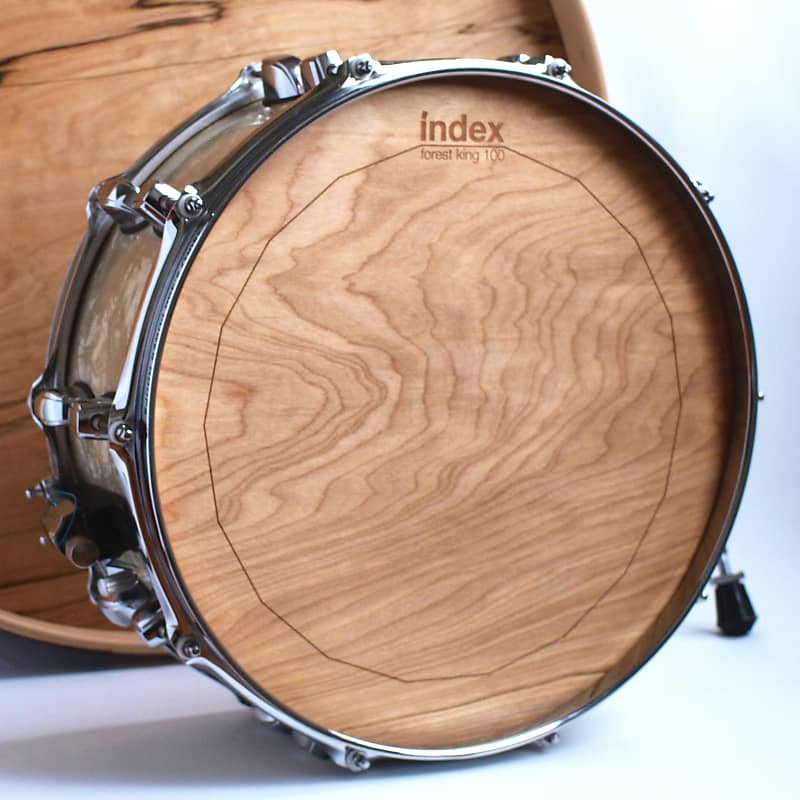 14" Forest King 100 Wooden Drumhead by Index Drums | Reverb