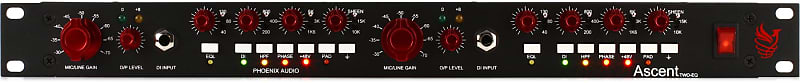 Phoenix Audio Ascent Two Microphone Preamp with EQ | Reverb