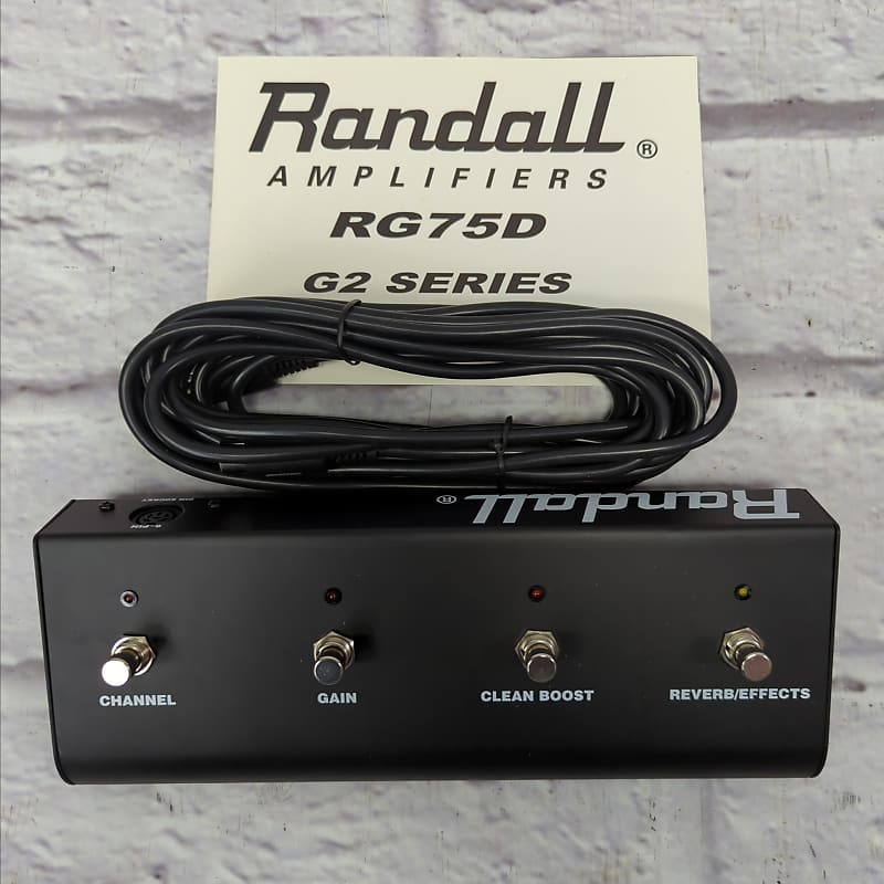 Randall 4 Button RG75D G2 Series Channel / Gain / Clean Boost | Reverb
