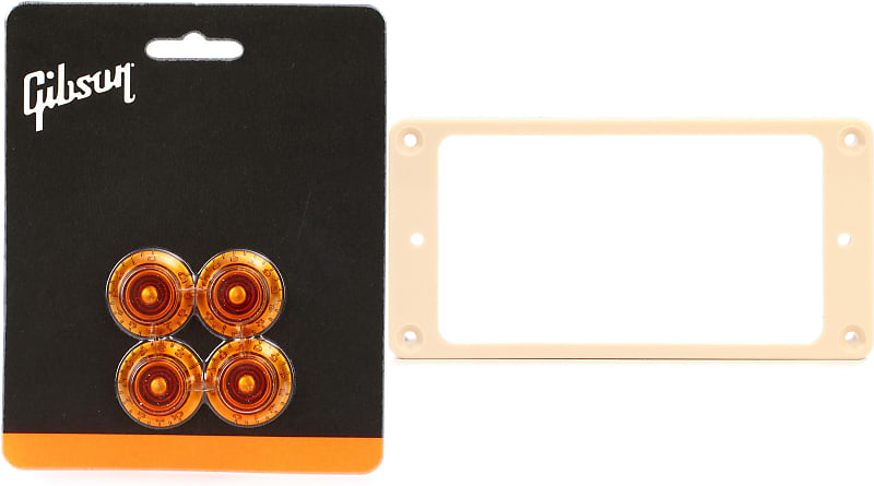 Gibson Accessories Top Hat Knobs 4-pack - Vintage Amber | Reverb