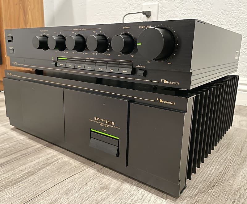Nakamichi CA-7A Preamp,Nakamichi PA-5 Stasis Amplifier CA | Reverb