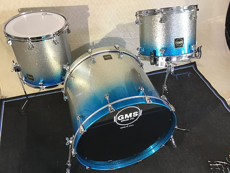 GMS SE Series 2007/2022 - Silver / Blue Lacquer Sparkle | Reverb