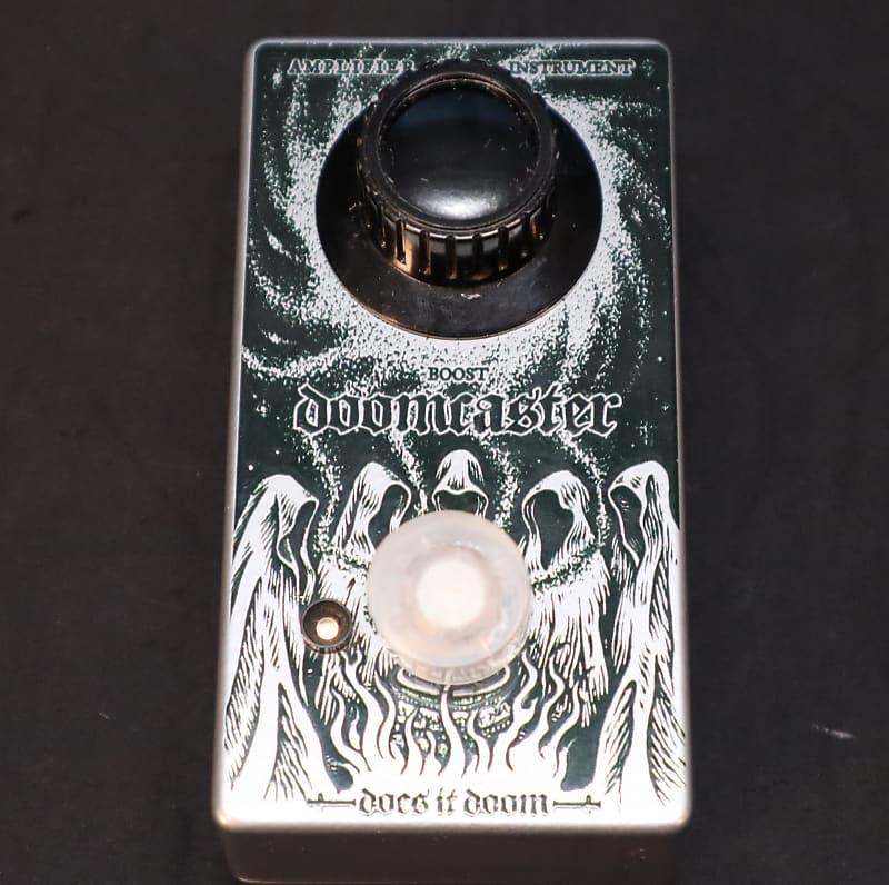 Does it Doom Doomcaster Clean Boost Pedal - Grey and black | Reverb