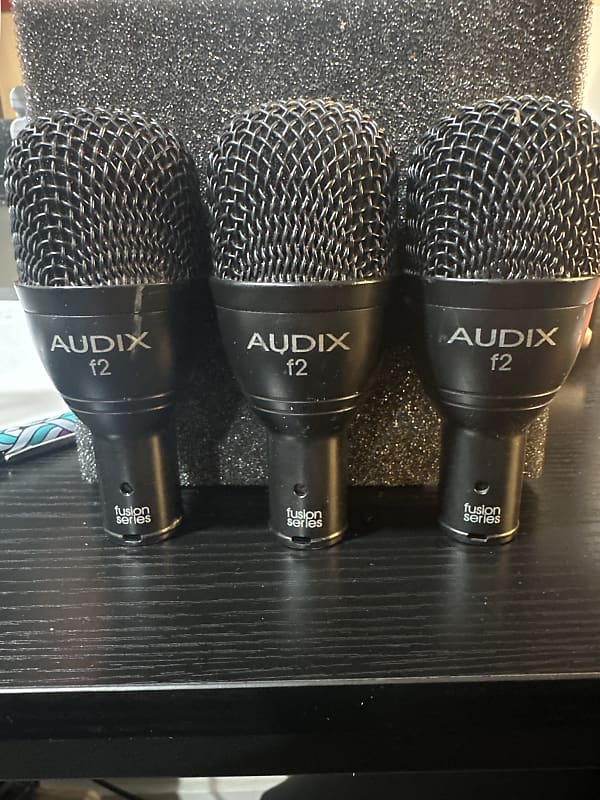 Audix F2 Hyper-Cardioid Dynamic Tom/Snare Mic 2010s - Black | Reverb