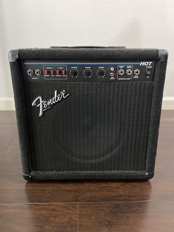 Fender H.O.T. Combo Guitar Amp Early-90s - Black | Reverb