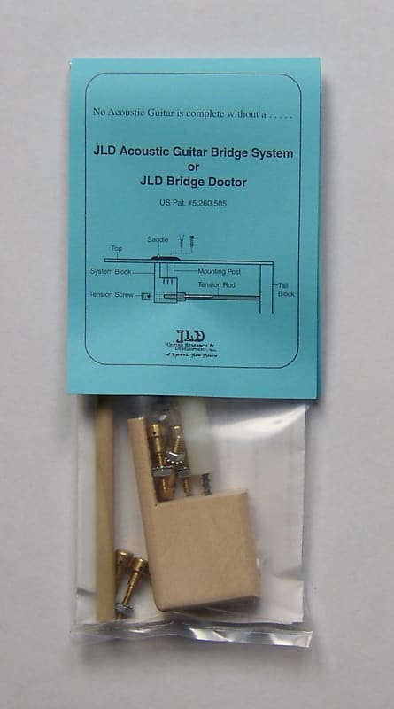 JLD Bridge System - Brass Pin Mount Version | Reverb