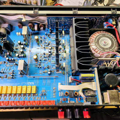 NAD C350 integrated amplifier (recapped/restored) + NAD C420 | Reverb