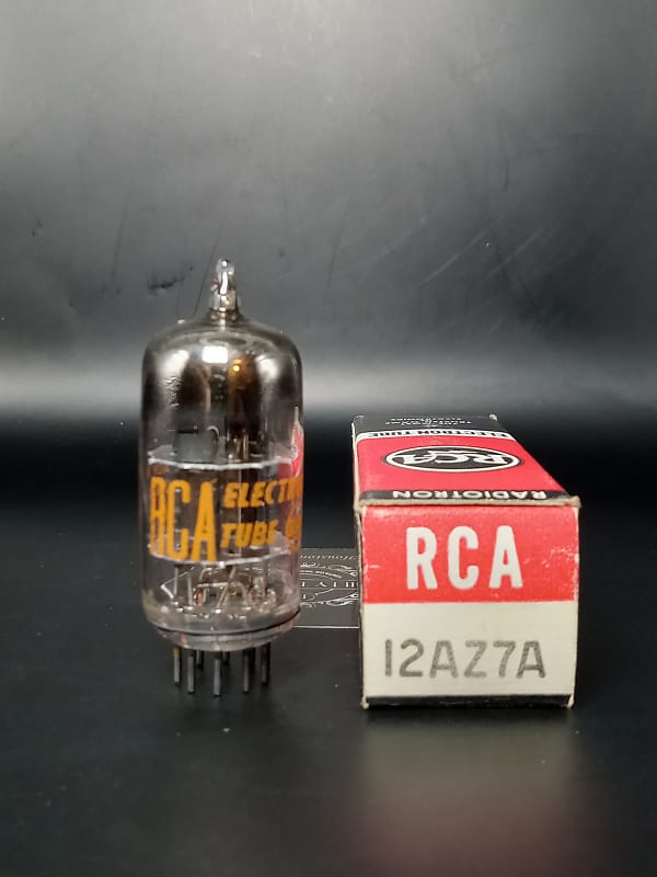 NOS RCA 12AZ7 BLACK PLATES HICKOCK TESTED NEW | Reverb