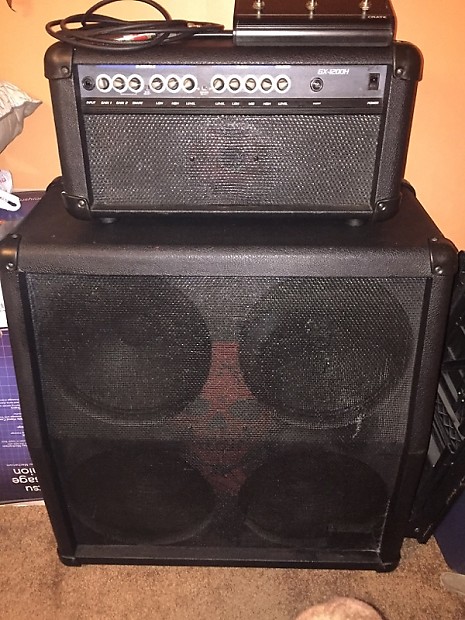 Crate Half Stack GX-1200H / GX412XSa Black | Reverb