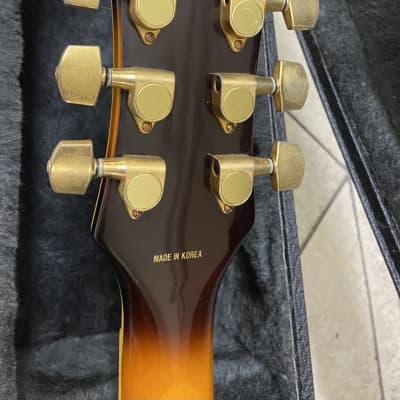 Samick HF-650 Electric Archtop Guitar 2006 Tobacco Sunburst | Reverb