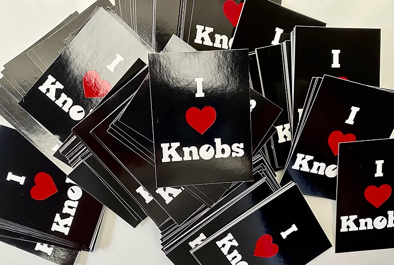I ️ Knobs Sticker (2) | Reverb Australia