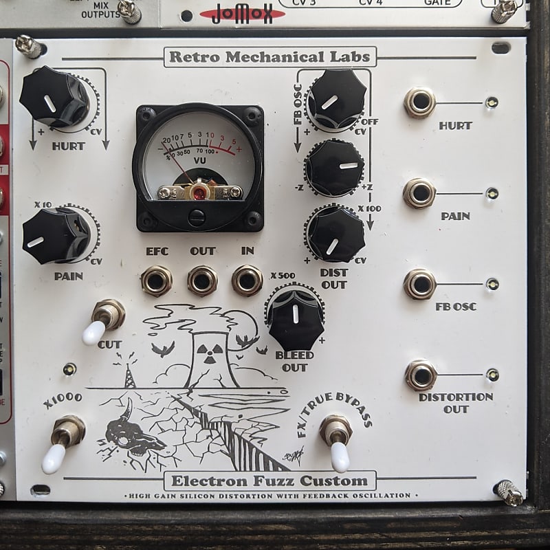 Retro Mechanical Labs Electron fuzz Custom CV White | Reverb