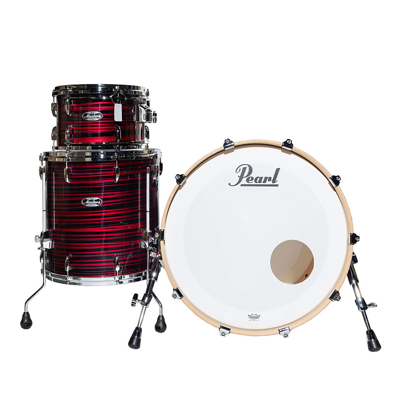 Pearl Masters Maple Series 3-Piece Shell Kit - Red Oyster | Reverb