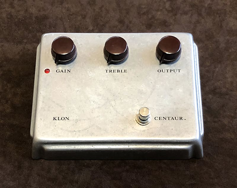 Klon Centaur Professional Overdrive (Non-Horsie) Silver Free | Reverb