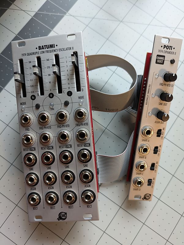 XAOC Batumi II Quadruple LFO and POTI II Expander - Silver | Reverb