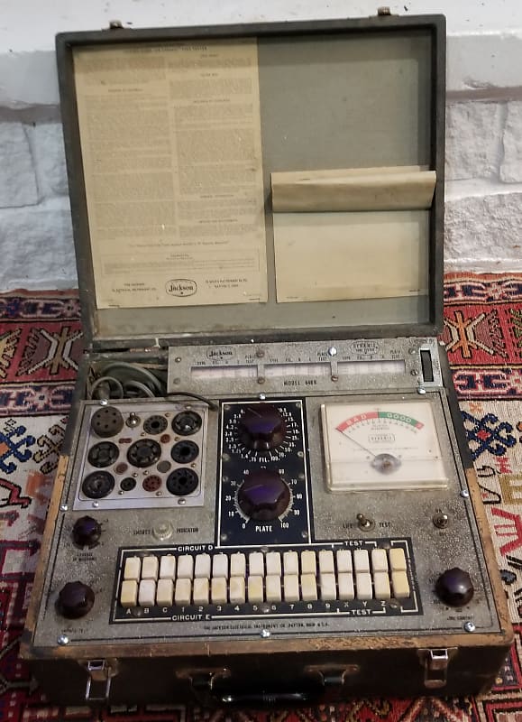 Jackson Electronic Co 648 Dynamic Tube Tester 1950s USA | Reverb